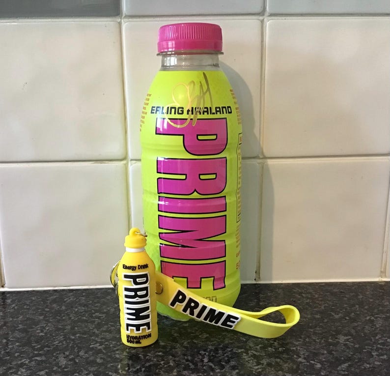 Prime Hydration Erling Haaland & Prime Yellow Keyring Bundle - Etsy