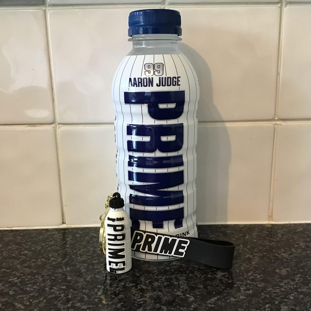 Prime Hydration Aaron Judge White Bottle & Prime White Keyring Bundle ...