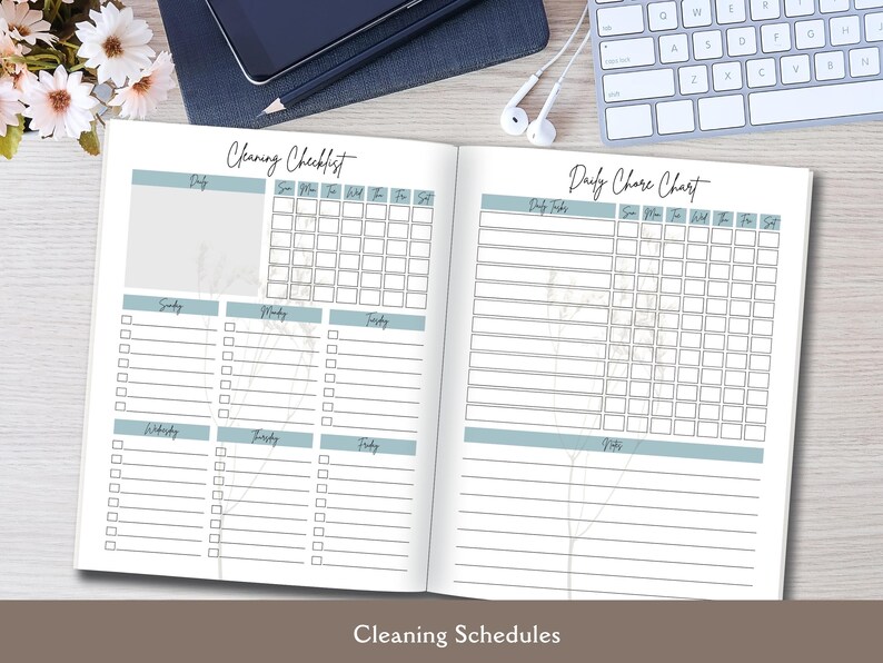 Comprehensive Room by Room Cleaning Plan PDF Weekly, Monthly, and ...