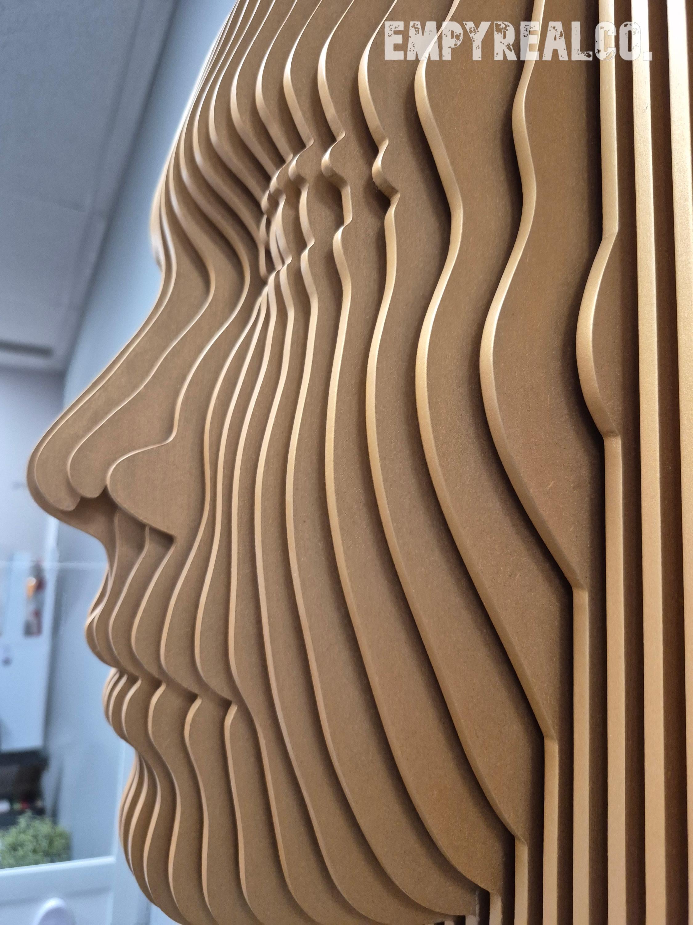 Face Wall Art, Parametric Large Wall Hangings - Etsy
