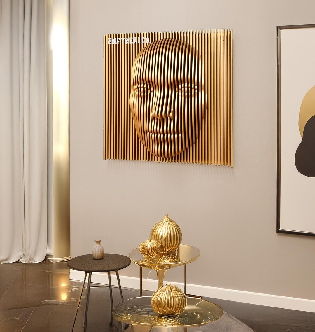 Large Parametric Face Wall Sculpture - Etsy