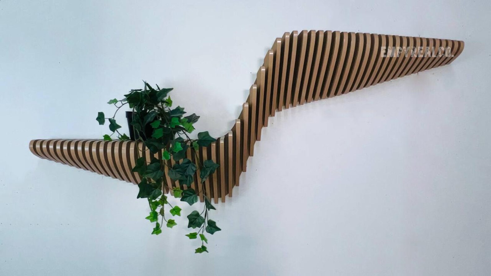 Wooden Parametric Wall Shelf, Custom Shelf in Color and Size - Etsy