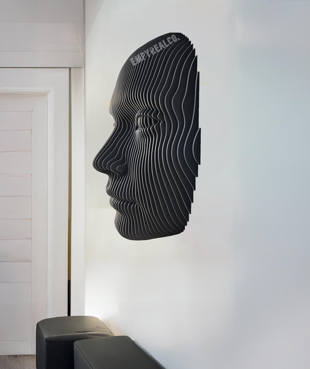 Human Face Large Wall Art, Trendy Wall Sculpture - Etsy