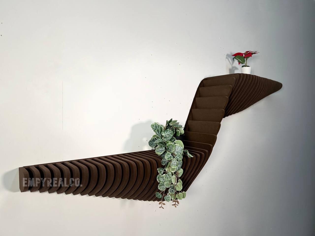 Wooden Parametric Wall Shelf, Custom Shelf in Color and Size - Etsy