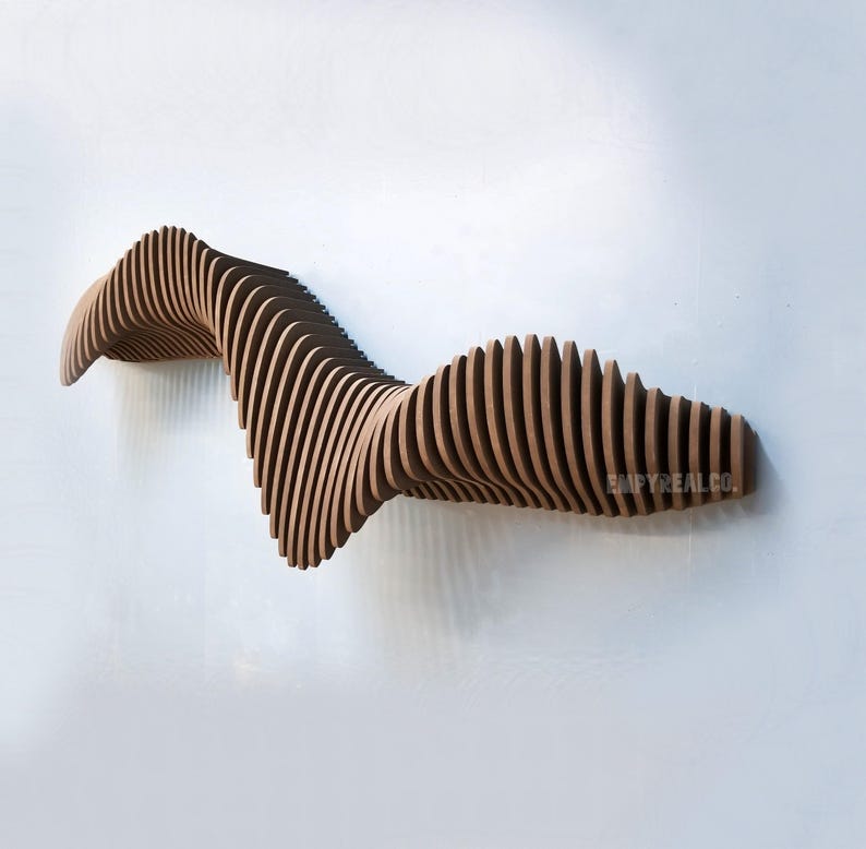 Parametric Shelf, New Design Large Wall Décor, Living Room Office ...
