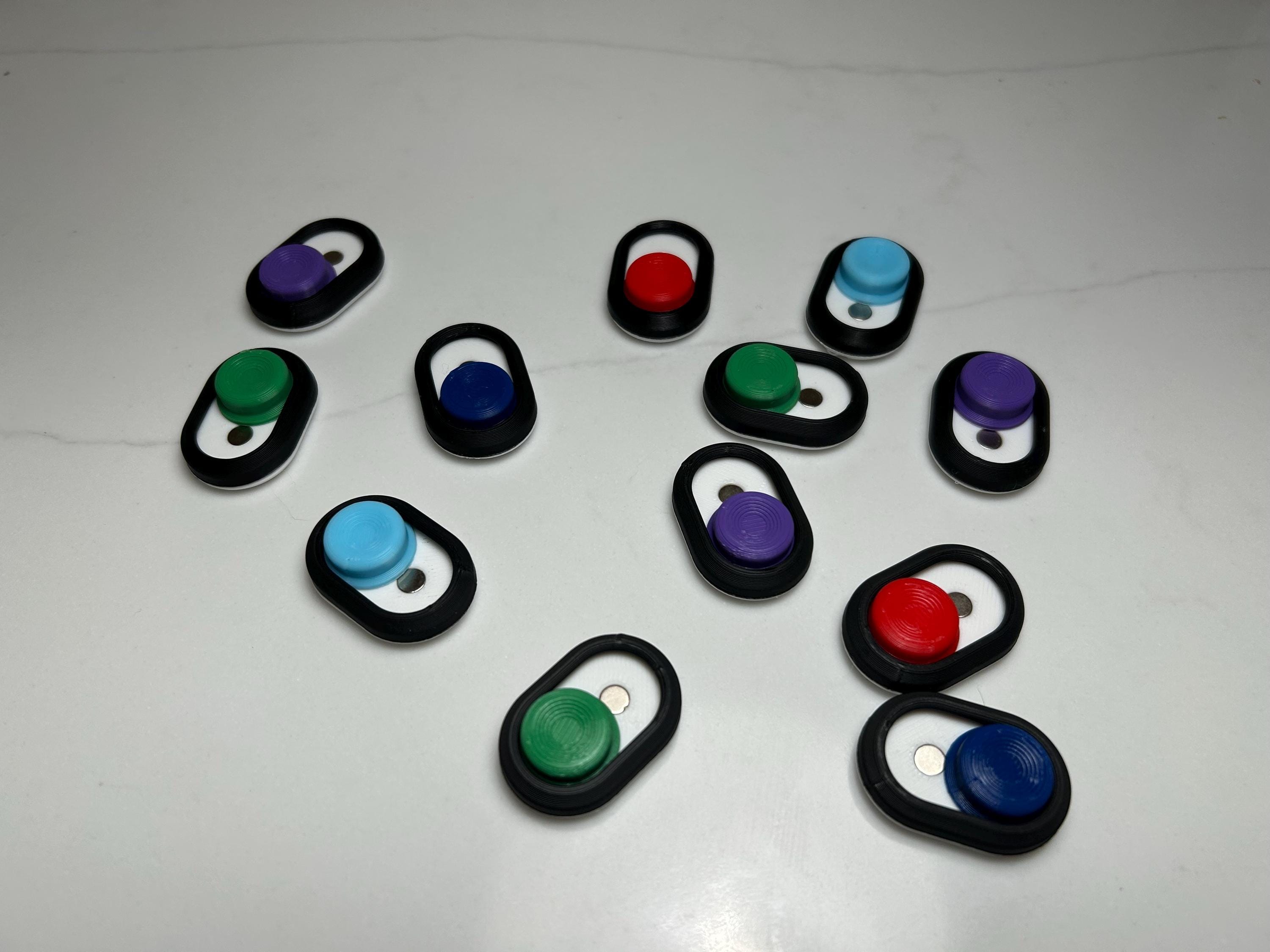 3D Printed Magnetic Slider Fidget - Pack of 5 - Etsy