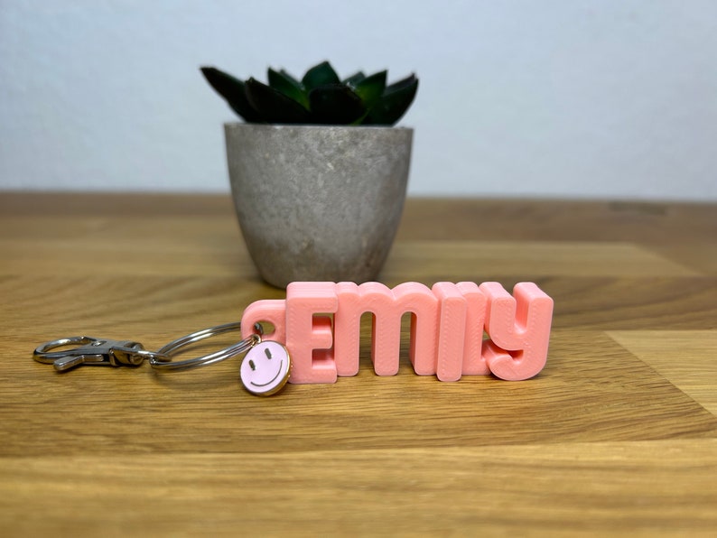 Personalized 3D Printed Keychain - Name Tag - Gifts for Children - Many ...