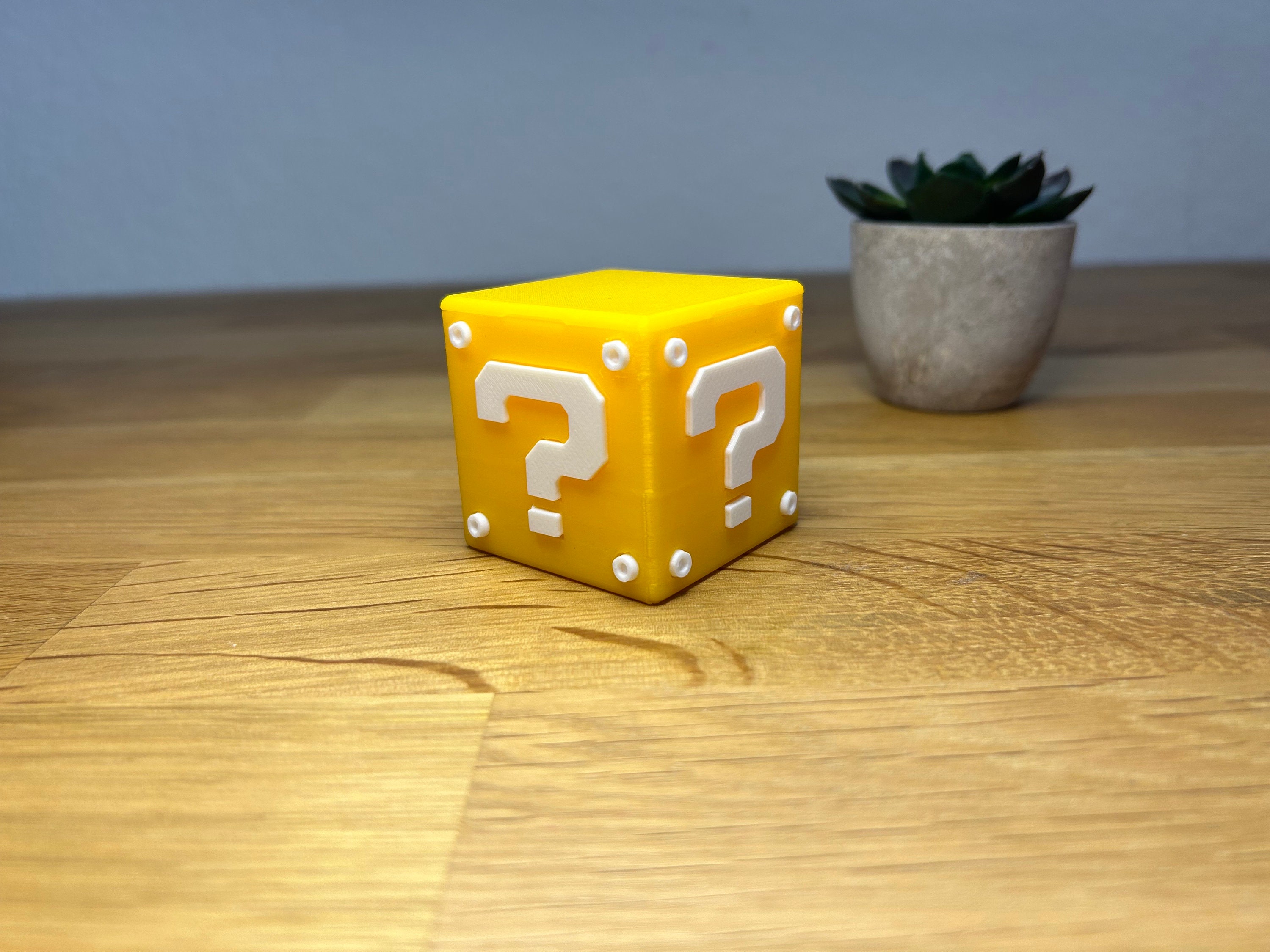 Question Mark Block Nintendo Game Cartridge Holder - Great Gift for ...