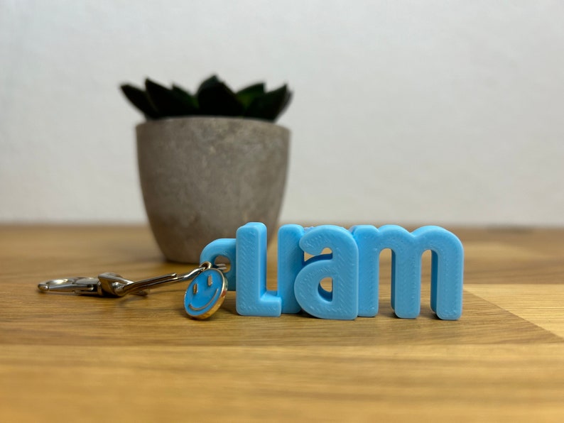 Personalized 3D Printed Keychain - Name Tag - Gifts for Children - Many ...