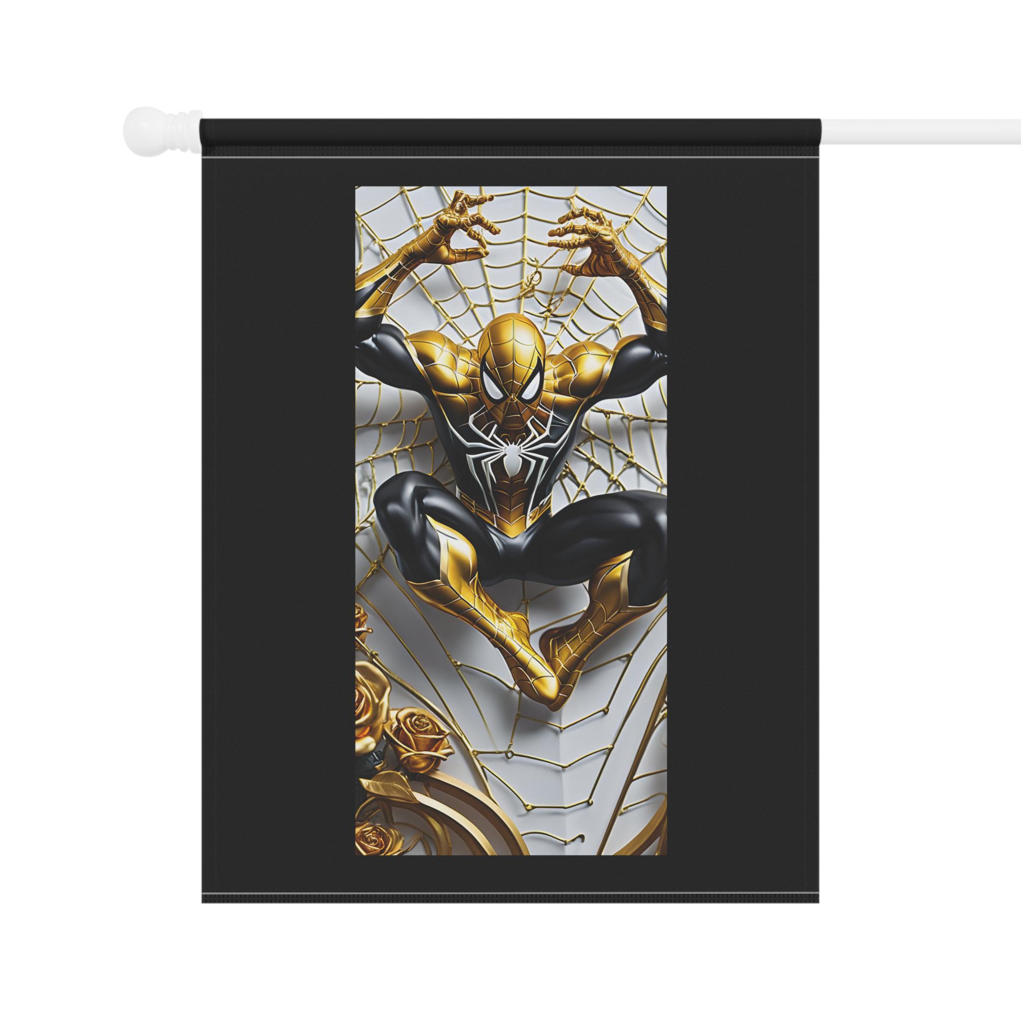 Black and Gold Spiderman Yard Sign - Etsy