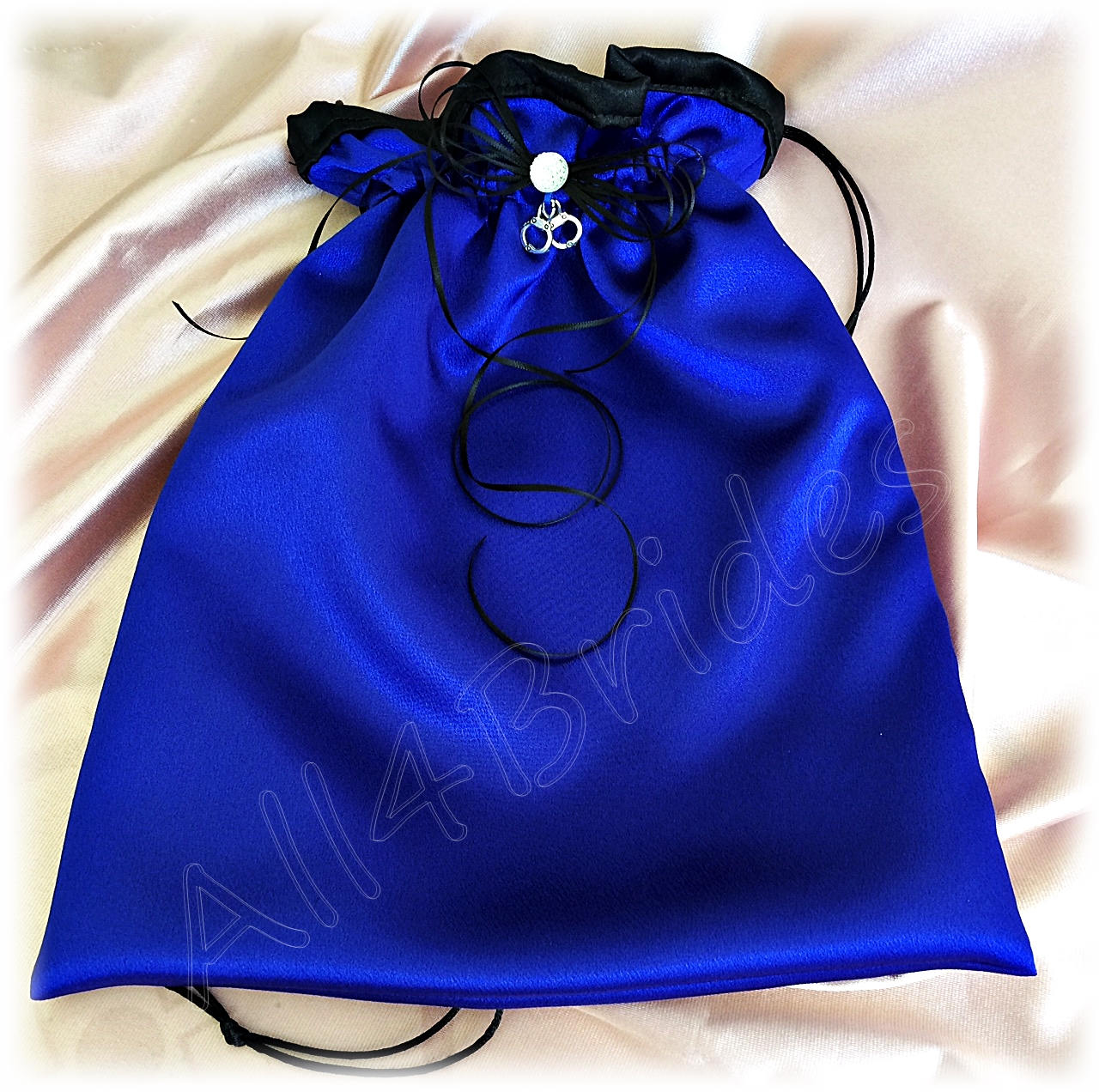 Handcuff Wedding Bridal Garter Set, Police Wife Wedding Garters, Thin ...