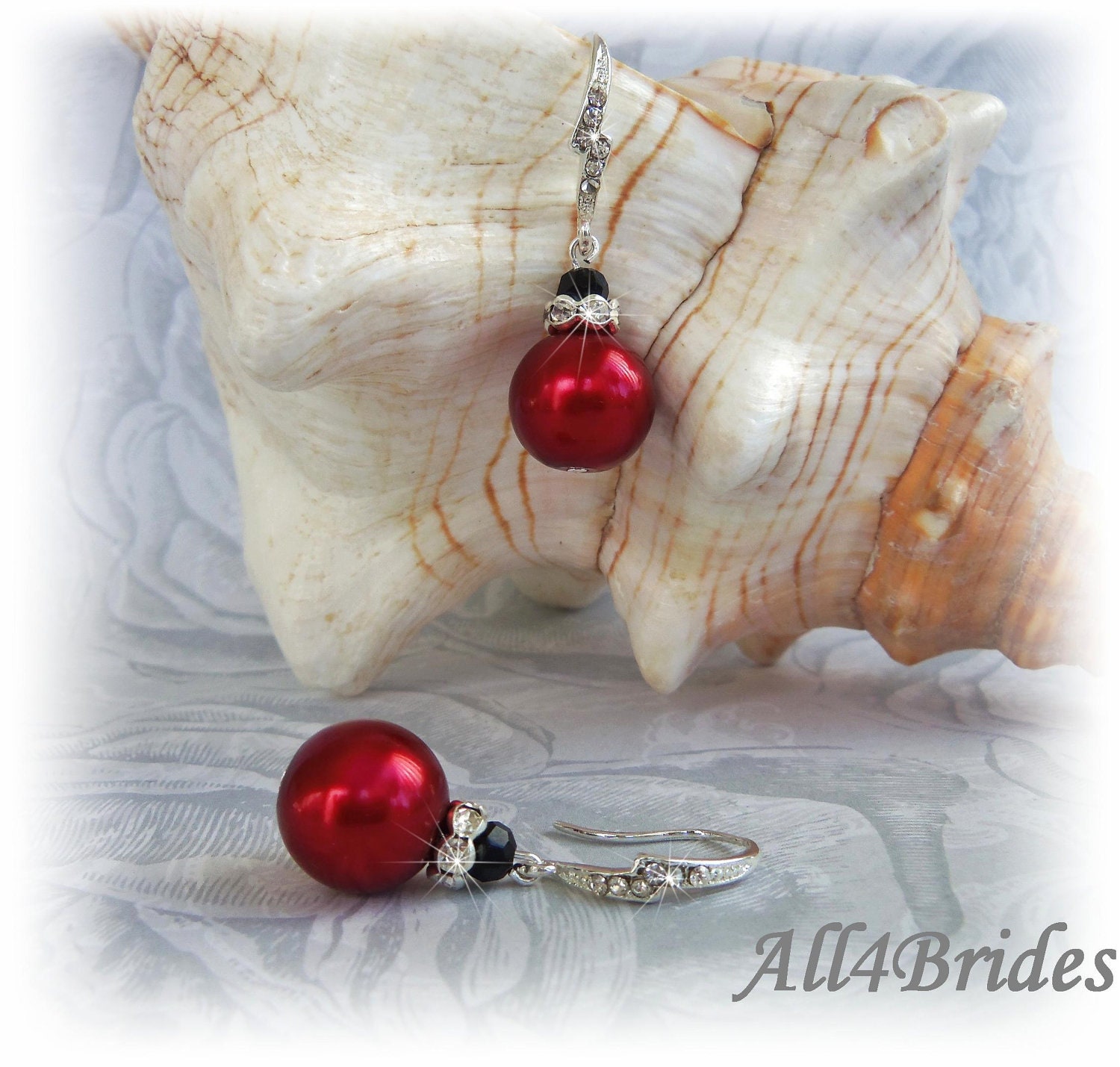 Red Bridal Drawstring Bag Wedding Money Dance Bag | Etsy