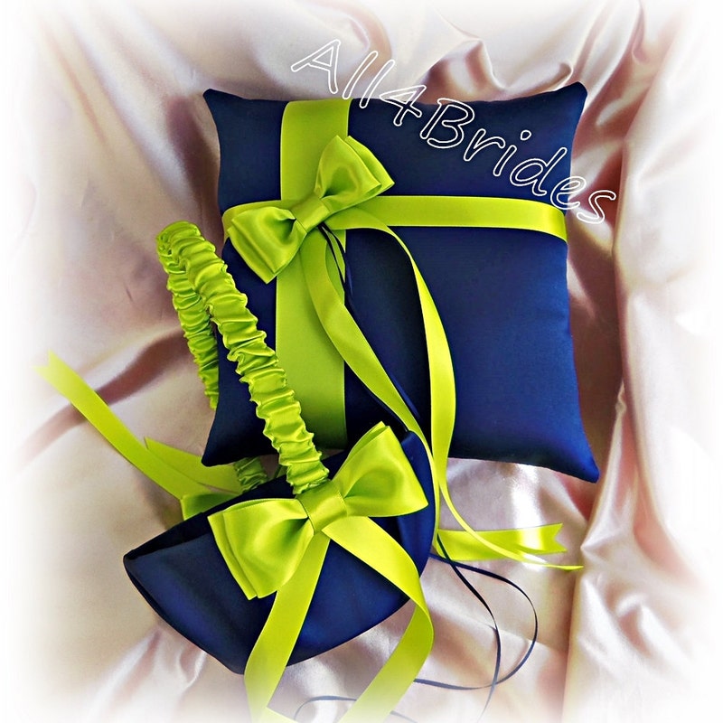 Lime Green Navy Blue - Etsy