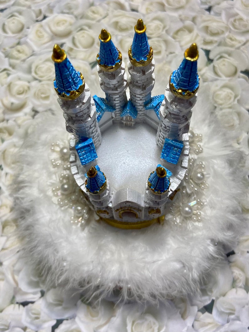Princess Castle Cake Topper, Fairytale Wedding Cake Decoration - Etsy