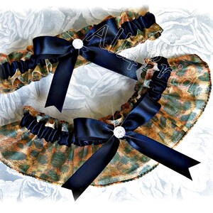 Wedding Cheetah Leopard Print Garter Set, Bridal Leg Garters. - Etsy