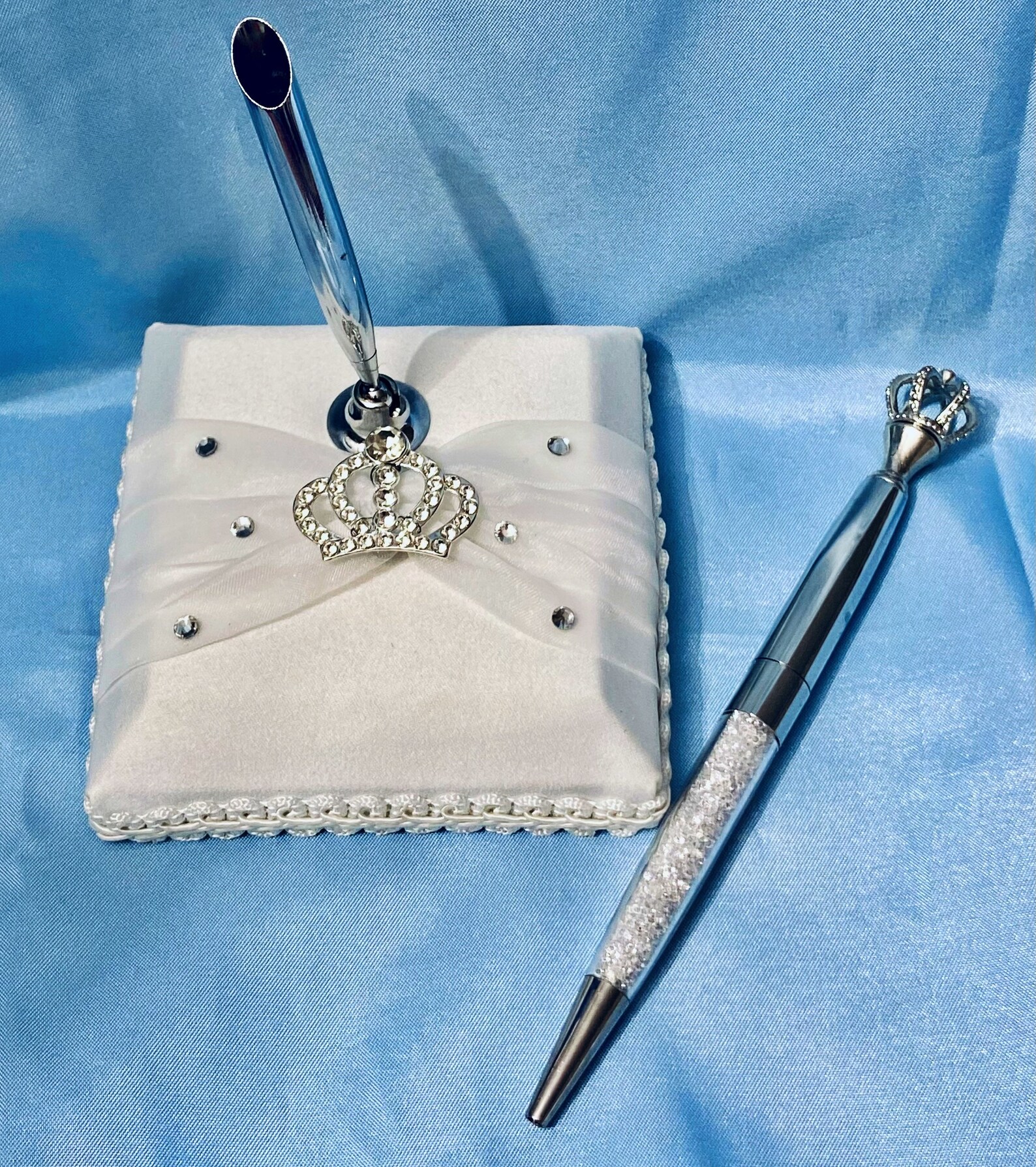 Princess Crown Guest Book Pen Set Princess Wedding Pen Set - Etsy