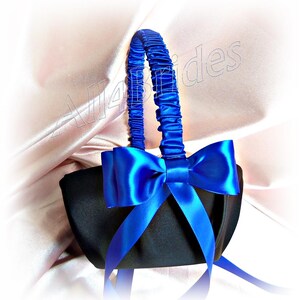 Royal Blue and Black Wedding Bridal Leg Garter Set With Heart Charms ...