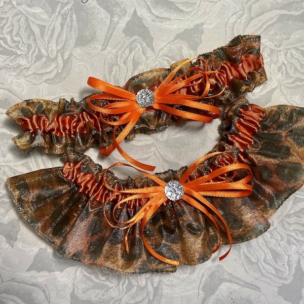 Leopard Print Garter - Etsy