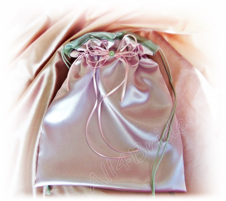 Wedding Money Dance Bag and Garters Bridal Drawstring Bag and - Etsy