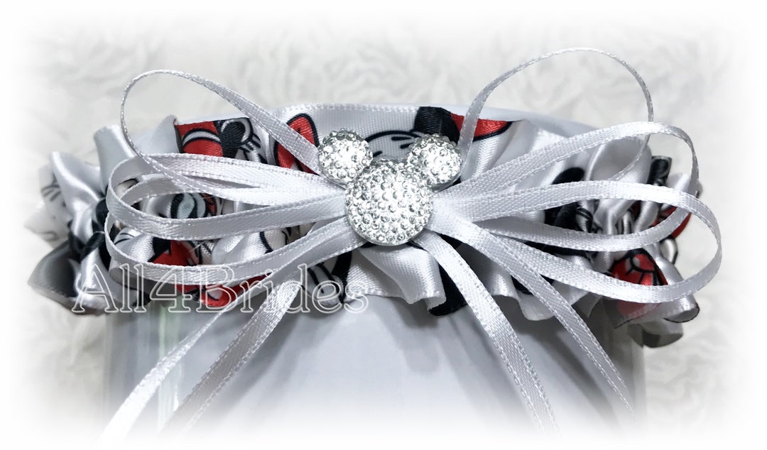 Minnie Wedding Bridal Leg Garter - Etsy