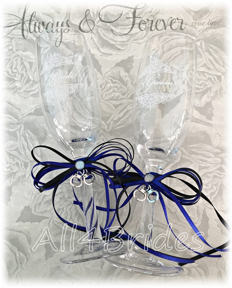 Wedding Card Boxthin Blue Line Police Wedding Card Holder - Etsy