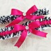 Wedding Leg Garters Bridal Garter Set in Hot Pink and Damask - Etsy