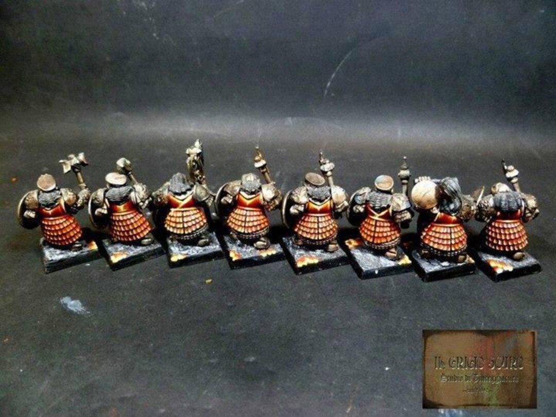 Warhammer Chaos Dwarfs 25x Warriors With Command Group Pro Painted - Etsy