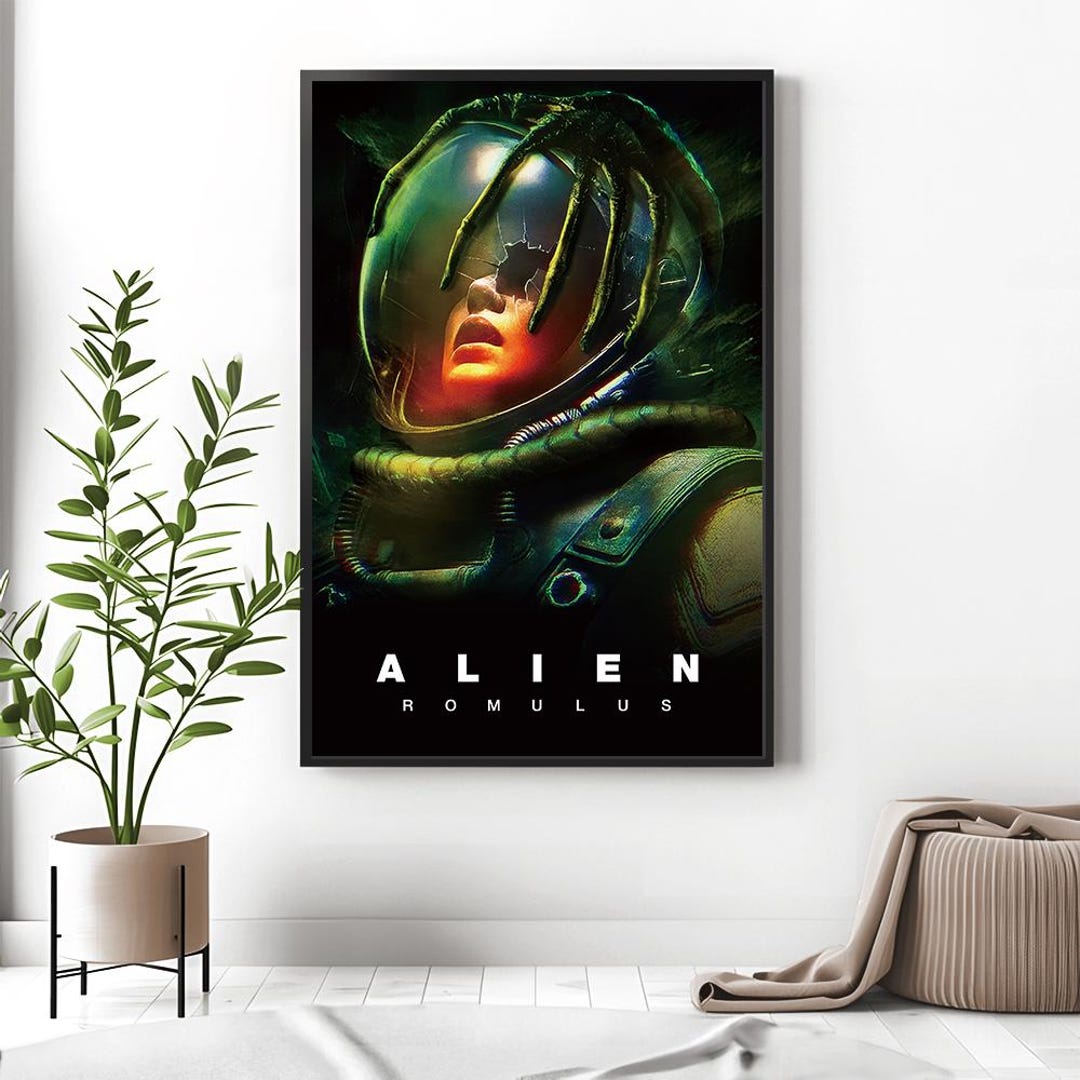 Alien Romulus Movie Poster, Vintage Movie Poster,home Decor,wall Art ...