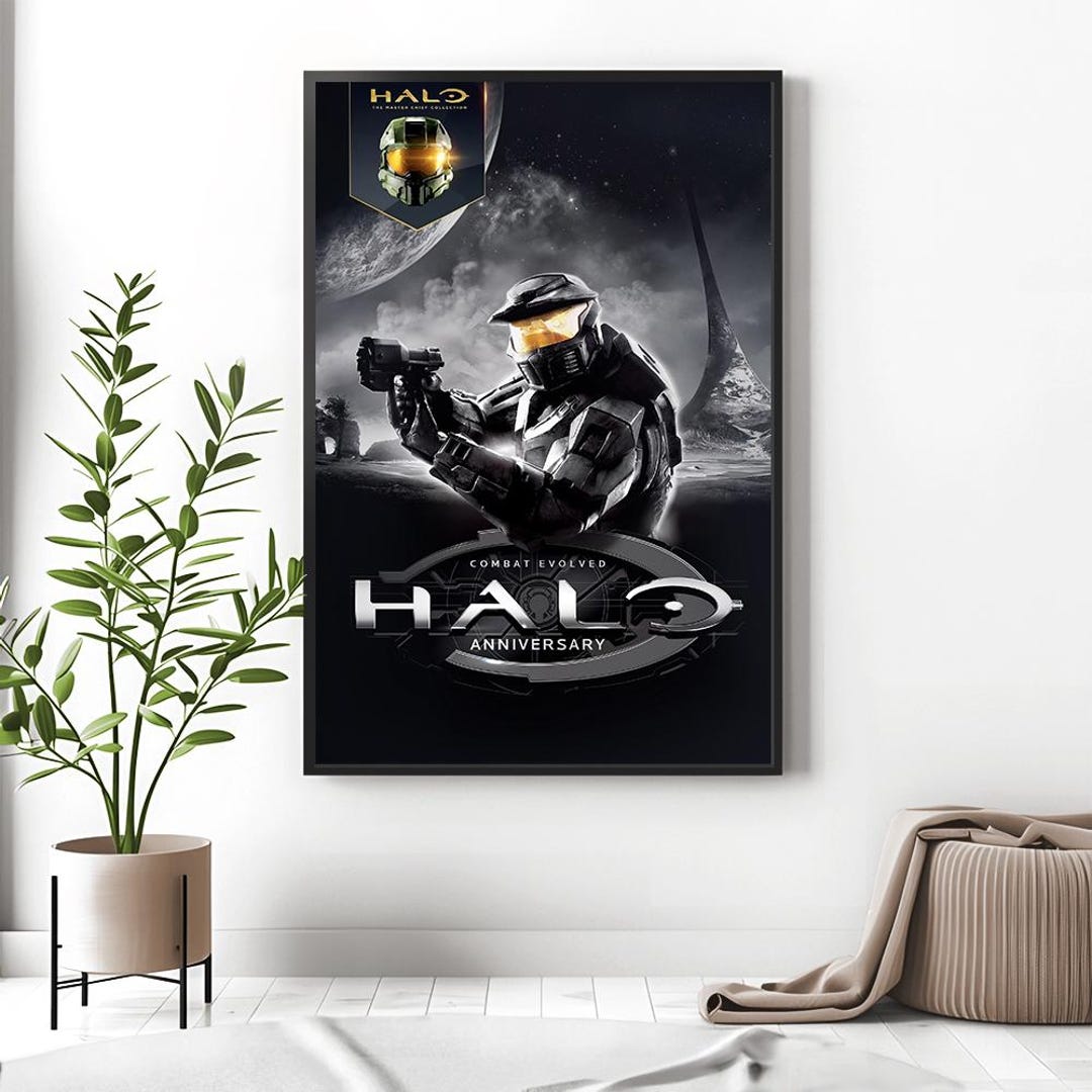 HALO 2 Poster, Vintage Movie Poster,home Decor,wall Art,poster Gifts ...