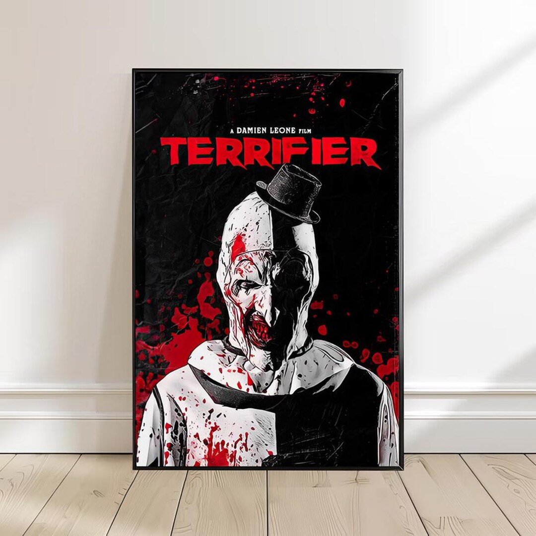 Terrifier Movie Poster, Vintage Movie Poster,home Decor,wall Art,poster ...