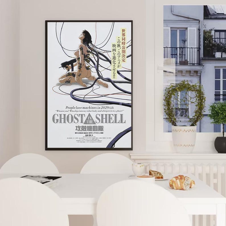 Ghost in the Shell 1995 Movie Poster, Vintage Movie Poster,home Decor ...