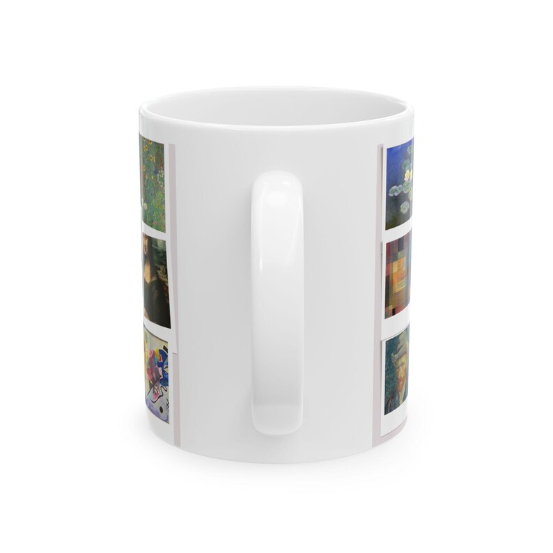 Art Masters Collage Mug 11oz 15oz | Van Gogh Monet Klimt Kandinsky ...