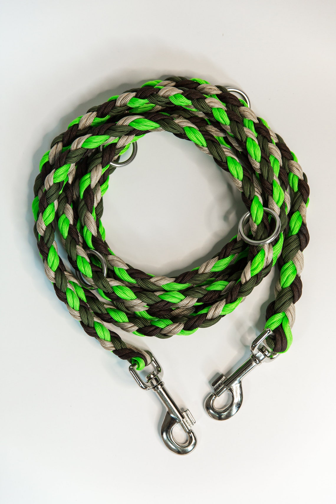 10 Ft Paracord Dog Leash - Hands Free - Multiuse - Choose Your Own ...