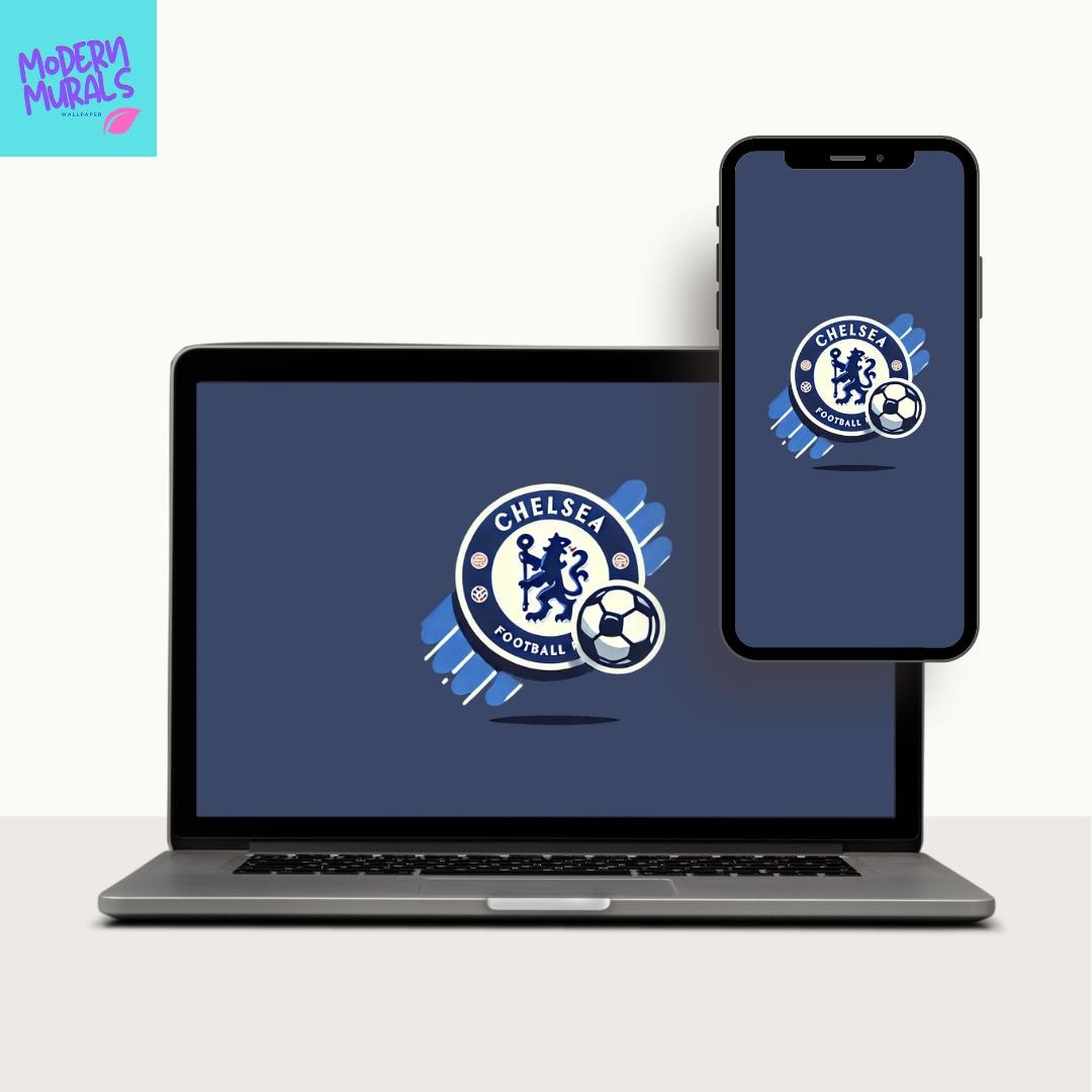 Chelsea Themed Triple Digital Art Set for Phone, Tablet, and Computer ...
