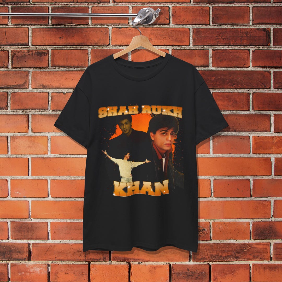 Vintage Shah Rukh Khan Retro Gildan Shirt, Bollywood Fan Gift, Classic ...