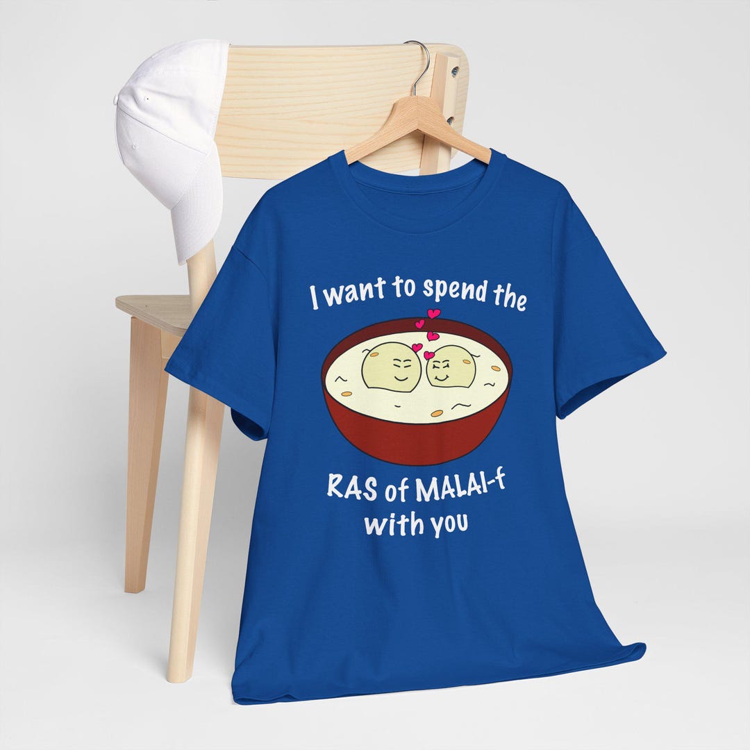 Ras Malai Desi Gildan Tee Shirt, Travel Gift T-shirt, Foodie Tee, Funny ...