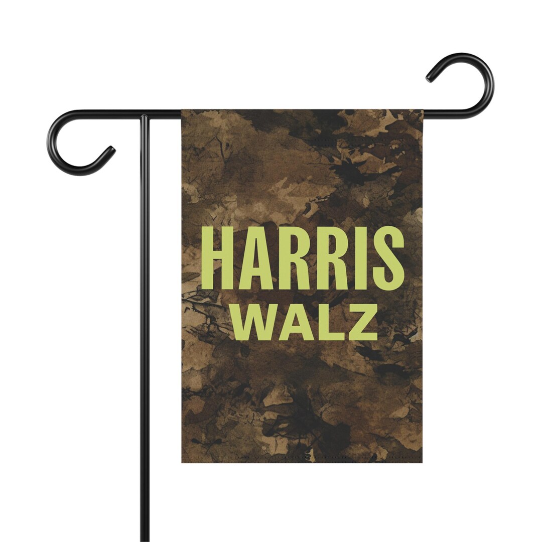 Harris Walz Camo Yard Sign, Election 2024, Kamala Harris Tim Walz Sign ...