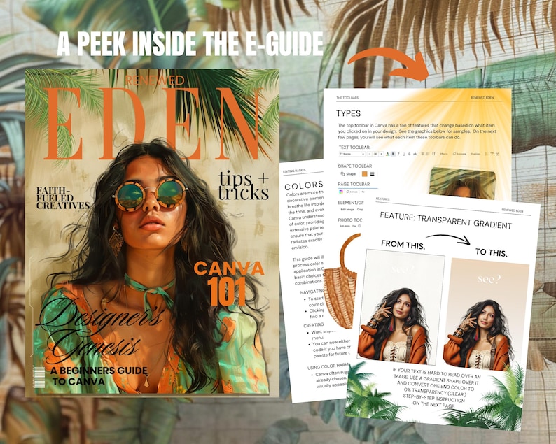 Canva Basics Guide, Canva 101, E-guide, Canva Crash Course for ...