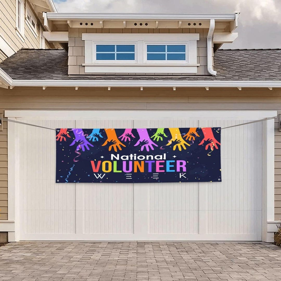 Volunteer Week Banner / Volunteer Appreciation Week Banner / Volunteers ...