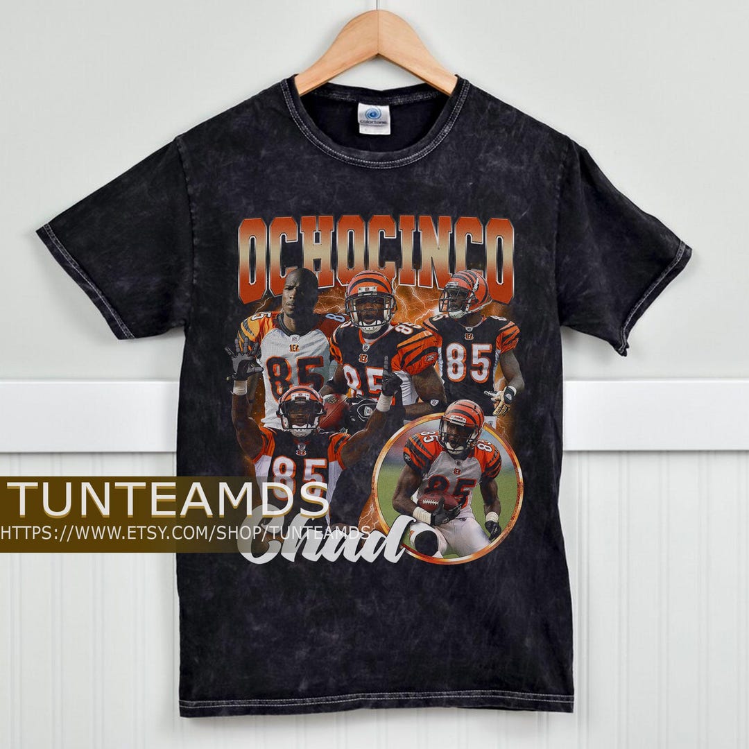 Retro Chad Ochocinco Football Unisex Mineral Wash T-shirt ,vintage 80s ...