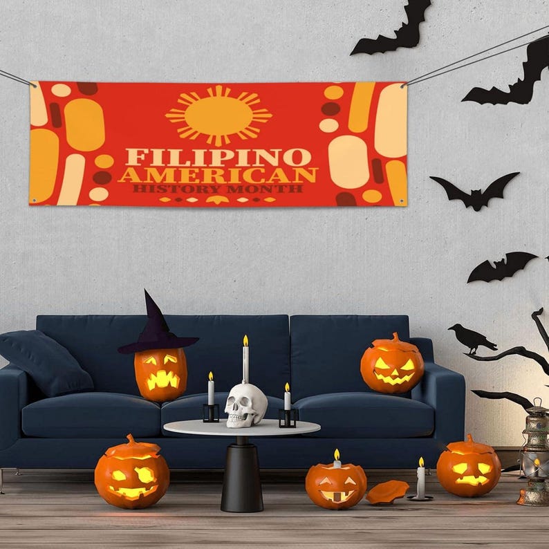 Filipino American Heritage Month Banner Decorations Porch Yard Signs ...