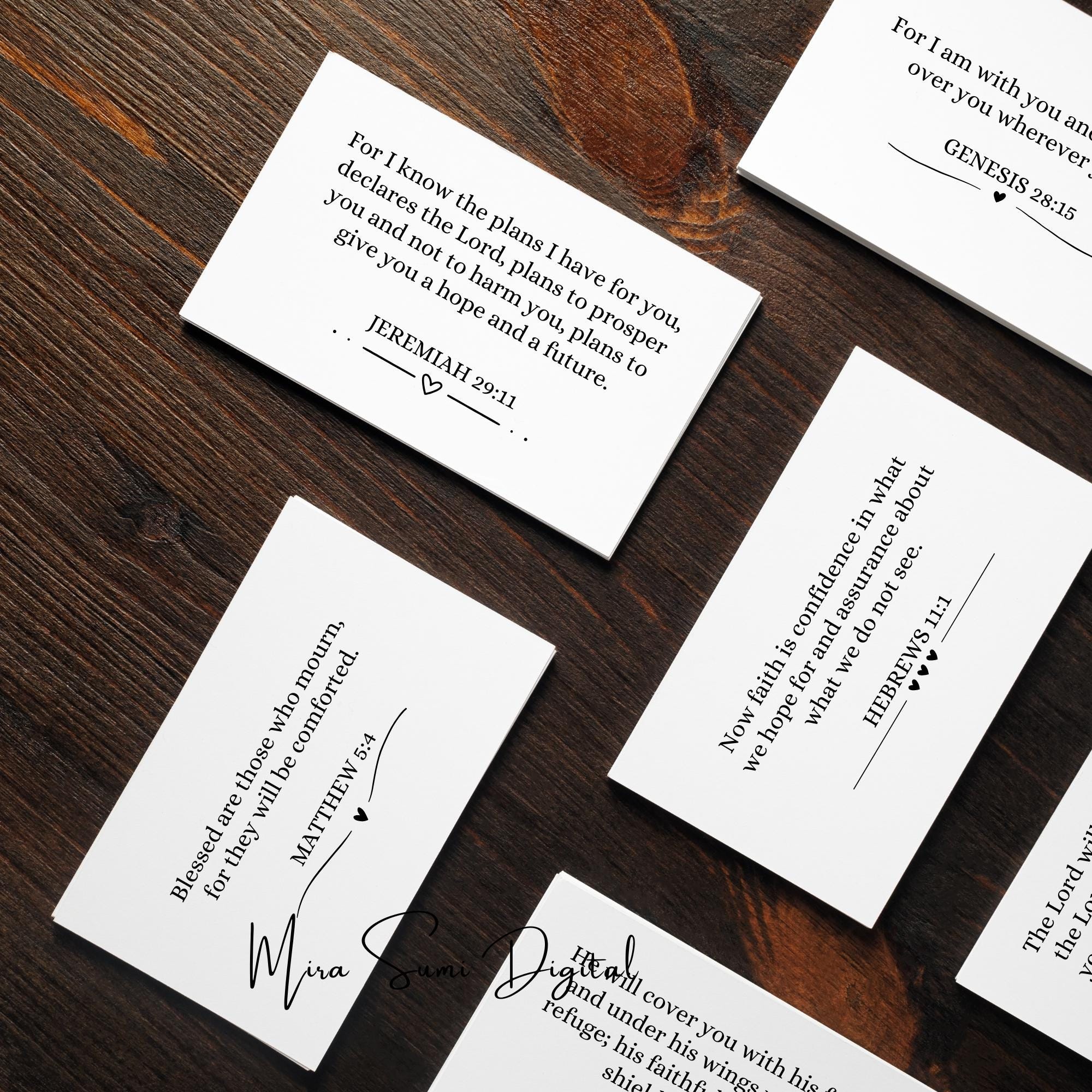 365 Bible Verses, Printable Bible Verse Cards, Daily Bread of ...