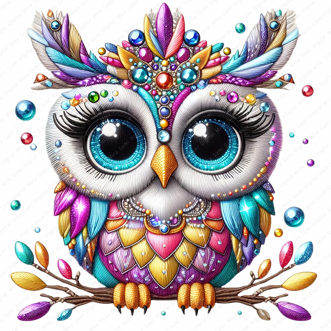 Owl Clipart, Woodland Animals Clip Art, Whimsical Junk Journal, Print ...