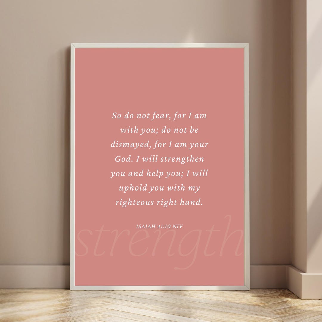 Bible Verse Boho Wall Art, Christian Home Decor, Bible Verse Poster ...
