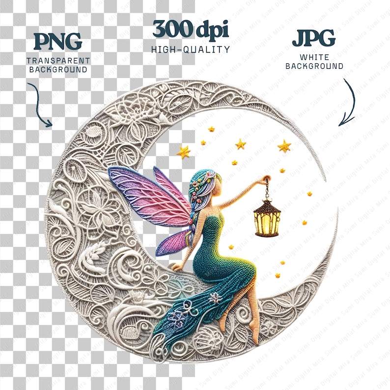 Fairy Gnome Clipart, Butterfly Clip Art, Birthday Decor, Whimsical Junk ...