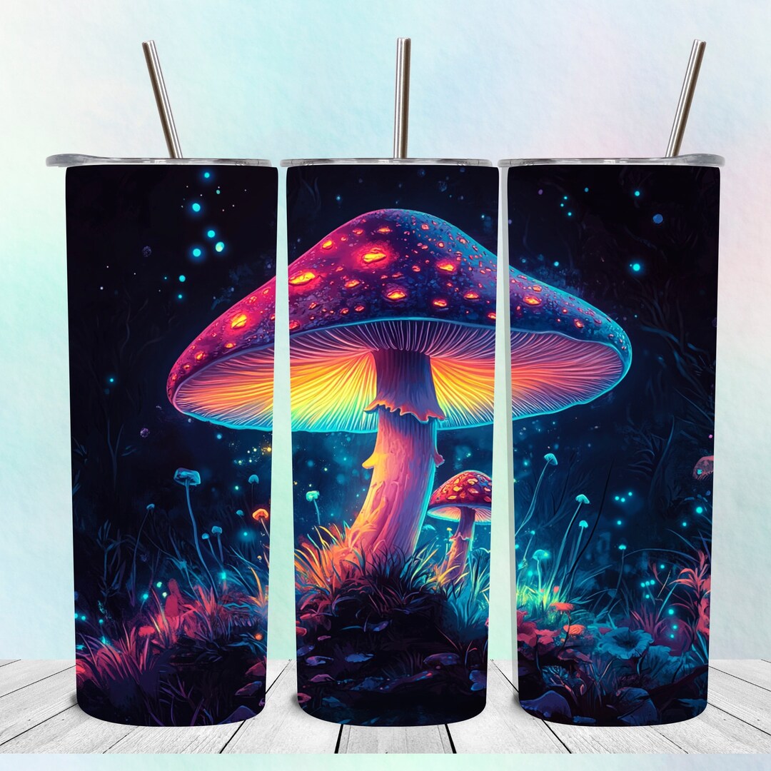 Retro Mushroom Tumbler PNG Mushroom Lover Gift for Him Her Tumbler ...