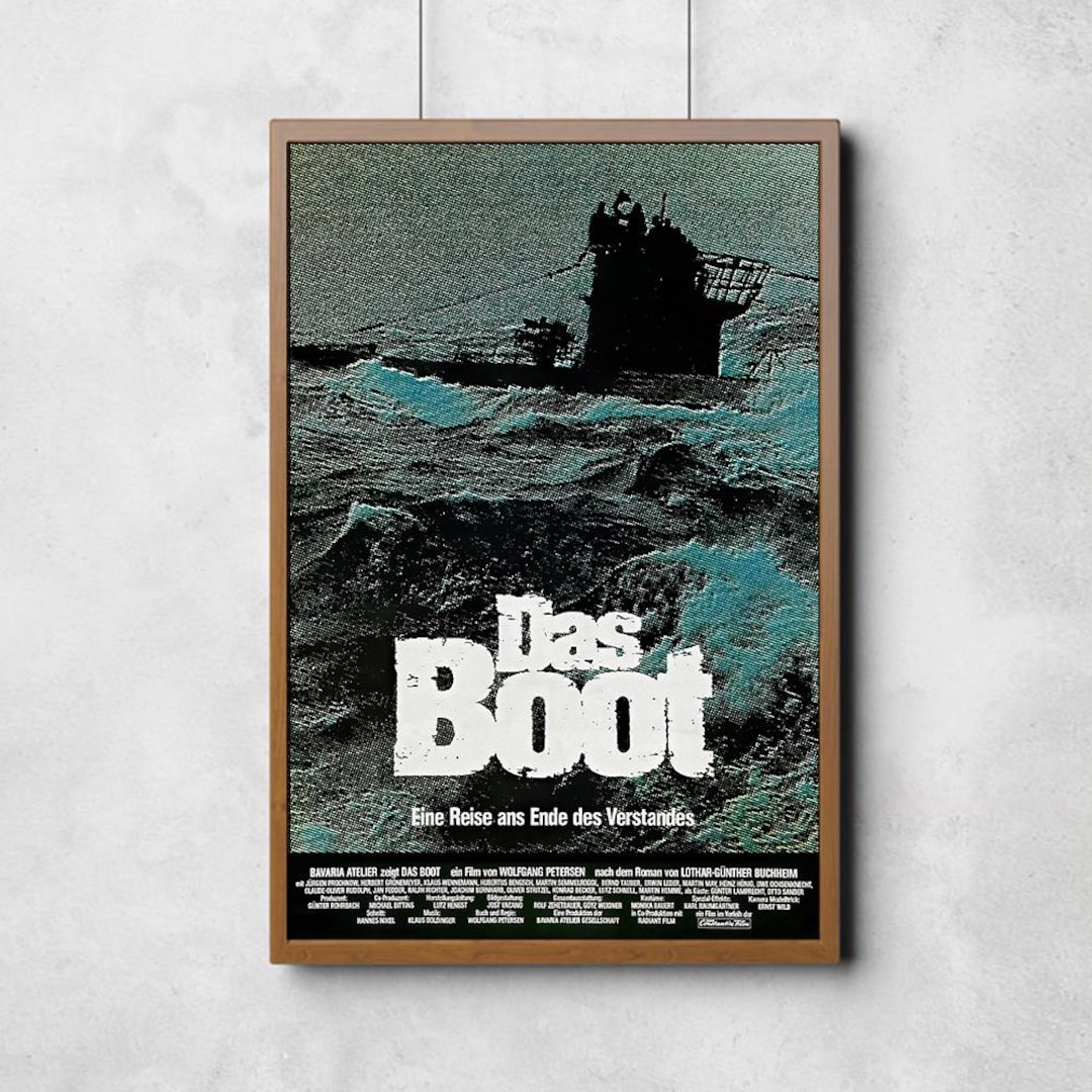 Das Boot Movie Poster Vintage Art Print Wall Art Room Decor Canvas ...