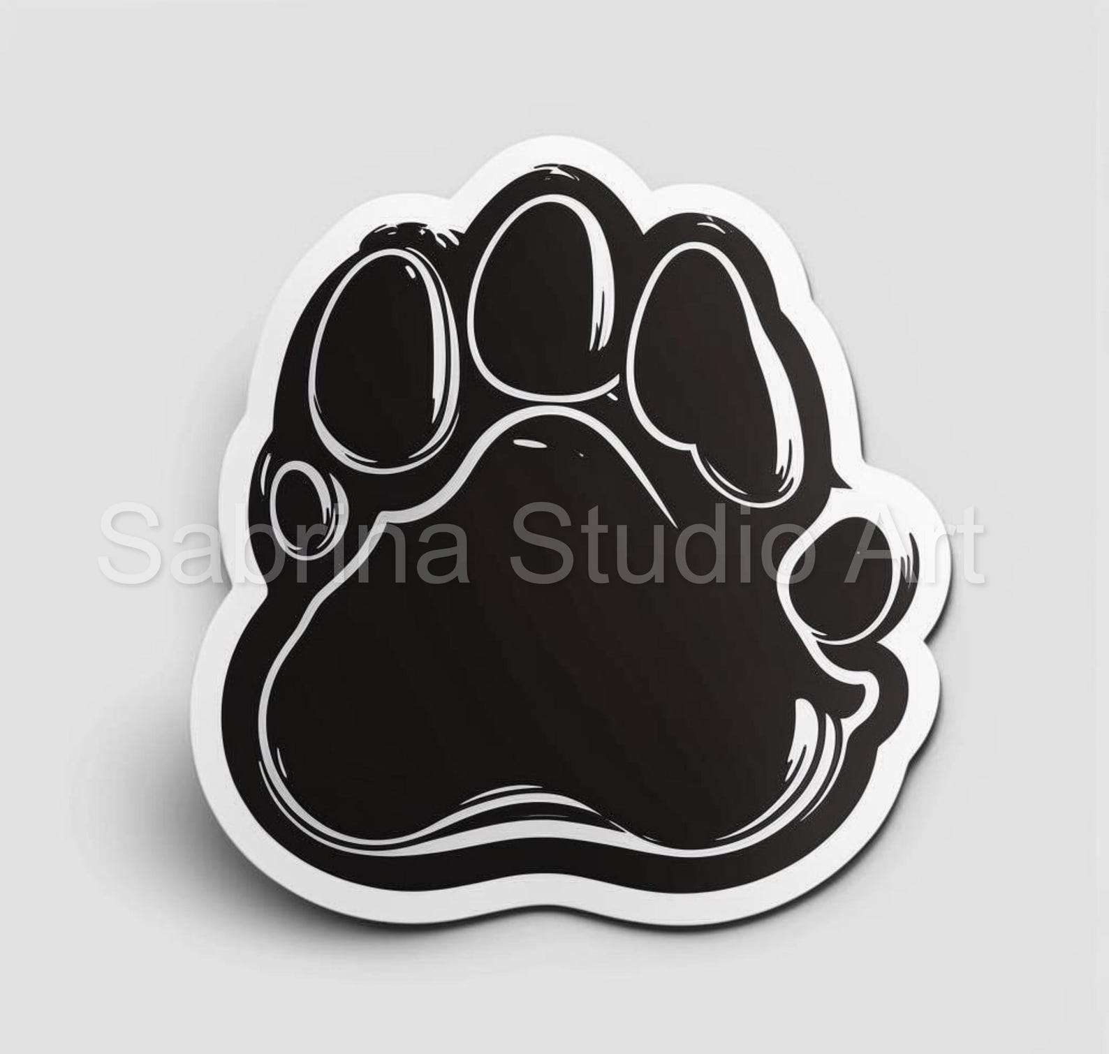 Bear Paw Stickers, Set, Set of Paws, Bear, Gnawing, Paw Png, Instant ...