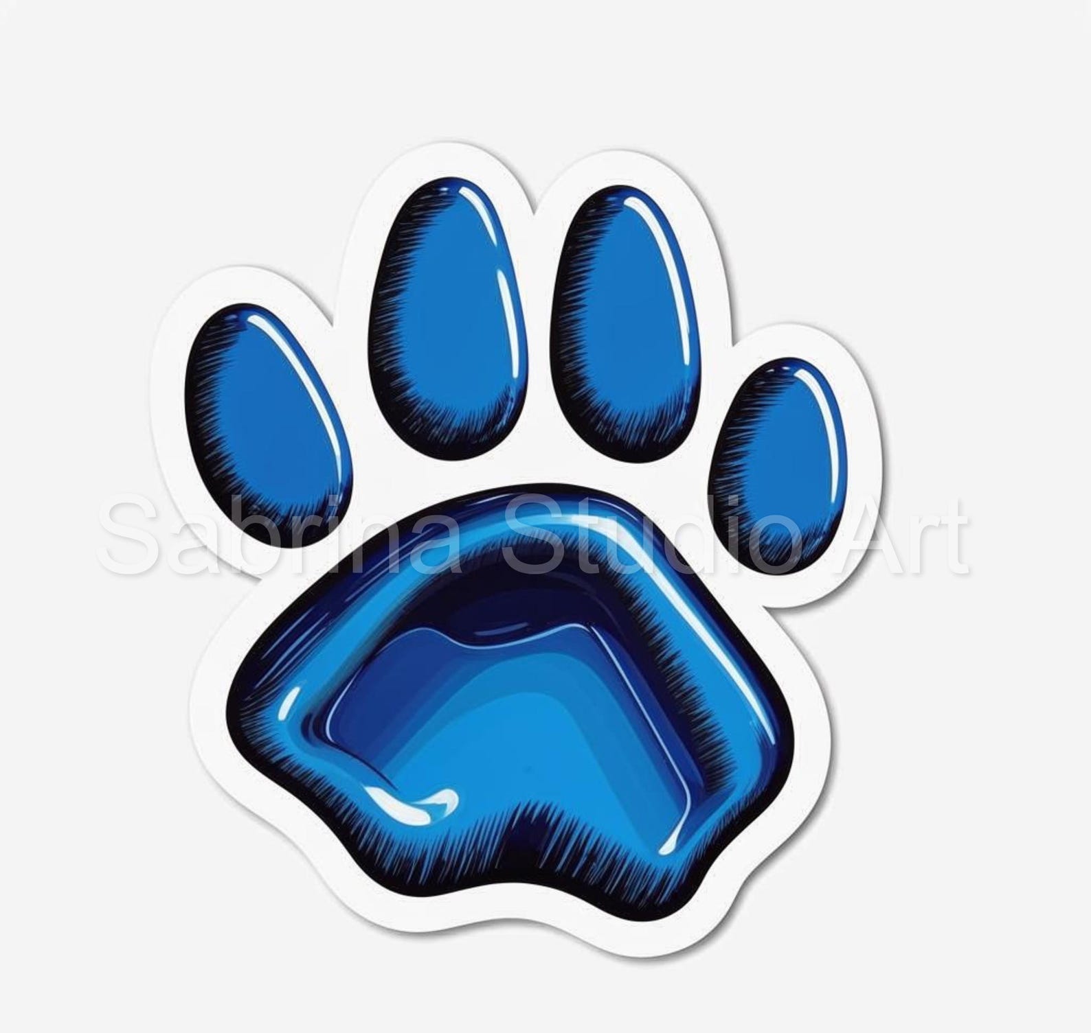 Bear Paw Stickers, Set, Set of Paws, Bear, Gnawing, Paw Png, Instant ...