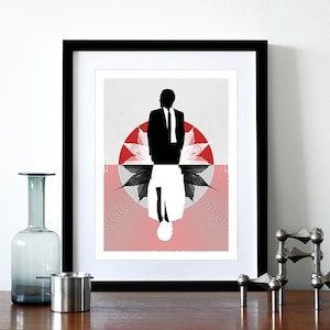 Mad Men Poster Print Mid Century Modern Vintage Eames Retro Kitchen Art ...